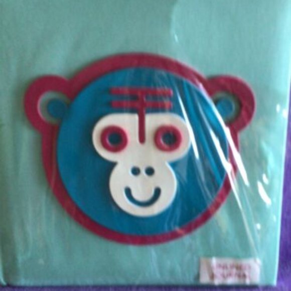 Kipling | Other | Kipling Notebook Teal Monkey Mania Blank Writing ...